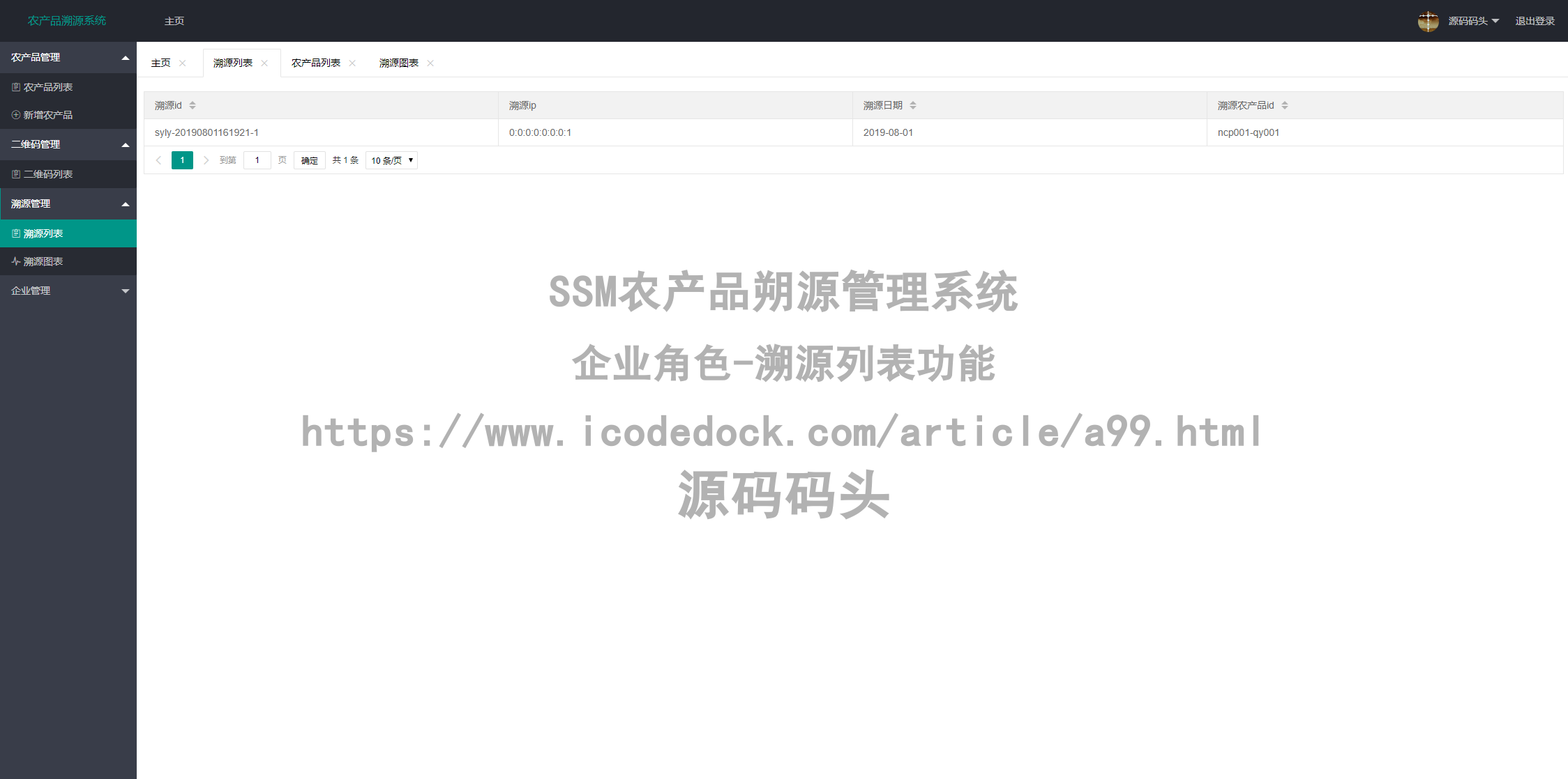 基于jsp+mysql+Spring+mybatis的SSM农产品朔源管理系统_基于jsp食品溯源系统的系统架构是什么-CSDN博客