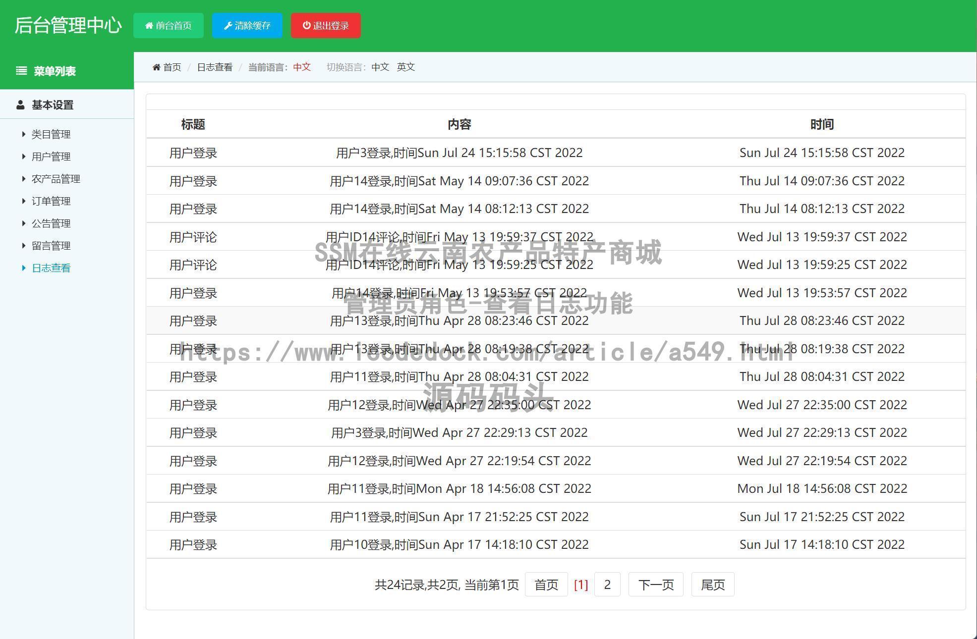 基于jsp+mysql+Spring+mybatis的SSM在线云南农产品特产商城-CSDN博客